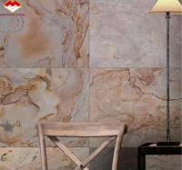China Hotel Interior Graphic Design Natural Flexible Stone Veneer Panel Wall Cladding Tile for sale