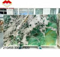 China Natural Stone Brazil Marble Backlit Sodalite Green Quartzite for Bedroom Design Ideas for sale