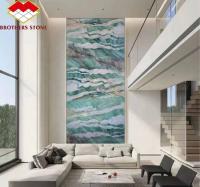 China Natural Stone Brazil Marble Backlit Sodalite Green Quartzite for Bedroom Design Ideas for sale