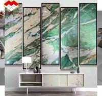 China Natural Stone Brazil Marble Backlit Sodalite Green Quartzite for Bedroom Design Ideas for sale