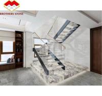 China Marble Stair and Skirting Tiles Modern European Style for Natural Stone Interior Design for sale