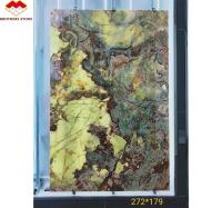 China Green Onyx Marble Backlit Panel for Modern Graphic Design and Wall Decoration Purpose for sale