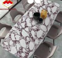 China Modern Calacatta Viola White Marble with Purple Vein Slabs Elevate Your Dining Room Table Set Kitchen Countertop Bathroom Staircases for sale
