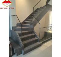 China Interior Graphic Design Artificial Stone Steps Tiles for Modern Sintered Staircase for sale