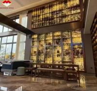China Ultra-Thin Backlit Stone Panels for Modern Style Indoor Decoration in Villa and Hotel for sale