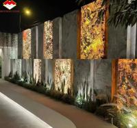 China Ultra-Thin Backlit Stone Panels for Modern Style Indoor Decoration in Villa and Hotel for sale