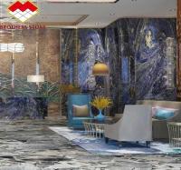 China Big Slab Modern Luxury Stone White Veins Cloisonne Marble for Living Room Floor Tile for sale