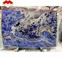 China Modern Blue Stone Polished Cloisonne Marble Tile for Dining Room and Living Space for sale