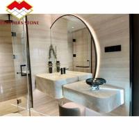 China Engineered Flooring Wall Panels/Boards in Gray Wood Grain Marble for Customized Style for sale