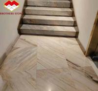 China Polished Modern Luxury Italy White Galaxy Marble Stairs for Bathroom Basins in Villas for sale