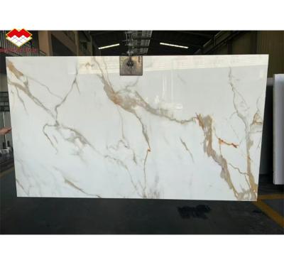 China Big Slab White Nano Marble Stone The Optimal Selection for Modern Design Countertop for sale
