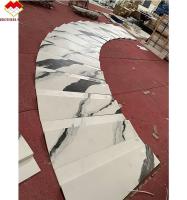 China Indoor Lavabo Component Non-Slip Sintered Stone Spiral Stairs with Matt/Honed Finish for sale