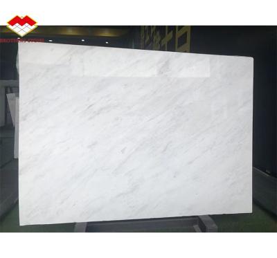 China White Thassos Marble Big Slab Polished Stone Wall Panel Tile for Modern Hotel Design for sale