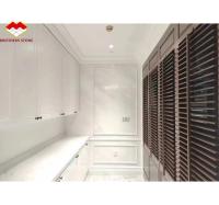 China White Thassos Marble Big Slab Polished Stone Wall Panel Tile for Modern Hotel Design for sale