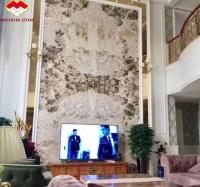 China Interior Wall Cut-to-Size Glazed Snow Mountain Silver Fox Marble Stone in Polished Finish for sale