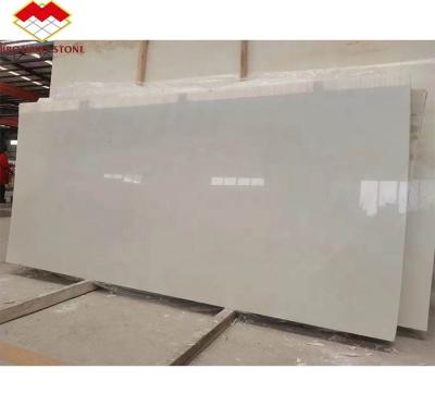 China Custom Modern White Onyx Marble Slab for Staircase Dining Table Fireplace Stove Stone for sale