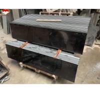 China Pure Black Color Granite Slab Polished Surface Finishing Big Slab Form for sale