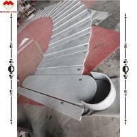 China ODM/OEM Customized Marble Crystal White for Stairs Thread Onyx Marble Staircase in Foshan for sale