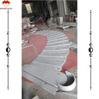 China ODM/OEM Customized Marble Crystal White for Stairs Thread Onyx Marble Staircase in Foshan for sale