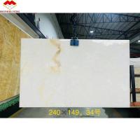 China White Onyx Slab Marble Type for Luxury Kitchen Countertop and Wall Design from Yunfu for sale
