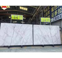 China Modern Calacatta White Granite Slabs for Interior Stair Stepping and Wall Design for sale