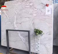 China Modern Calacatta White Granite Slabs for Interior Stair Stepping and Wall Design for sale
