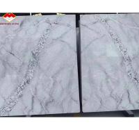 China Modern Calacatta White Granite Slabs for Interior Stair Stepping and Wall Design for sale