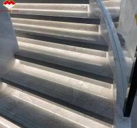 China Modern Calacatta White Granite Slabs for Interior Stair Stepping and Wall Design for sale