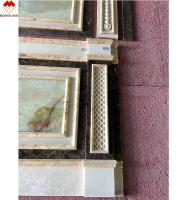 China Big Slab Emperador Marble Wall Panel Design Carved Column for Cream Beige Marble Slab for sale