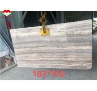China Travertine Marble Tile for Hotel Villa Polished Silver Stone Cladding and Decoration for sale