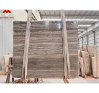China Travertine Marble Tile for Hotel Villa Polished Silver Stone Cladding and Decoration for sale