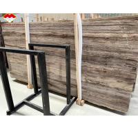 China Travertine Marble Tile for Hotel Villa Polished Silver Stone Cladding and Decoration for sale
