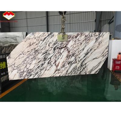 China Modern Purple Calacatta Viola Marble Slabs for Villa Kitchen Countertops in Hotel for sale