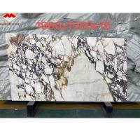 China Modern Purple Calacatta Viola Marble Slabs for Villa Kitchen Countertops in Hotel for sale