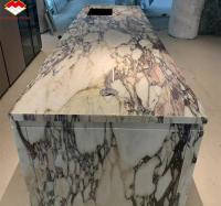 China Modern Purple Calacatta Viola Marble Slabs for Villa Kitchen Countertops in Hotel for sale