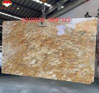 China Modern Design Hotel Ornamental White Granite with Gold Veins 20mm Polished Big Slabs for sale