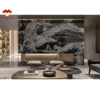 China Hotel Polished Black Ink Impression Marble Natural Stone Bathtub for Home Bathroom for sale