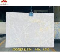 China Translucent Cristallo Countertop Onyx Marble Table in Modern Design for Luxury Dining for sale