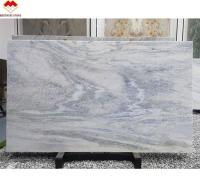 China Modern Onyx Marble Type Translucent Blue Shadow Quartzite Slab for Living Room for sale