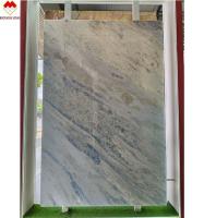 China Modern Onyx Marble Type Translucent Blue Shadow Quartzite Slab for Living Room for sale