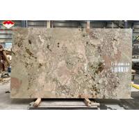 China Modern Hotel Design Polished Monet Garden Marble Big Slab for Bathroom Vanity Wash Basin for sale
