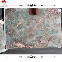 China Indoor Portomare Quartzite Bright Amazon Green Marble Slabs Multicolor Verde Guatemala for sale