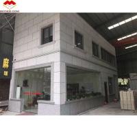 China Outdoor Stair Columns with Building Stone Flooring Modern British White Granite Tile for sale