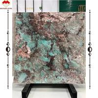 China Indoor Portomare Quartzite Bright Amazon Green Marble Slabs Multicolor Verde Guatemala for sale