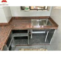 China Cut-To-Size Himalayan Blue Granite Stone for Luxury Interior Stairs and Kitchen Products for sale