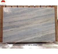 China Big Slab Backlit Calcite Azulata Brazil Diamond Blue Crystal Marble Sheet Wall Slabs for sale