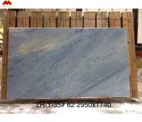 China Big Slab Backlit Calcite Azulata Brazil Diamond Blue Crystal Marble Sheet Wall Slabs for sale