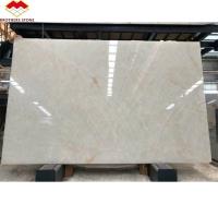 China Modern Ice Jade Snow White Ice Onyx Stone Translucent Cristallo Quartzite Marble Slab for sale