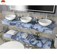 China Hotel Decoration Afyon Violet Arabescato Venato Marble Slabs with Calacatta/Calcutta for sale