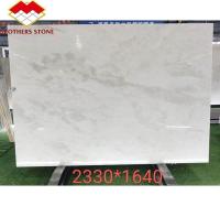 China Modern Royal White Onyx Honed Marble Sheet Cut-to-Size Graphic Design Solution for Wall Panel and Dining Table Set for sale